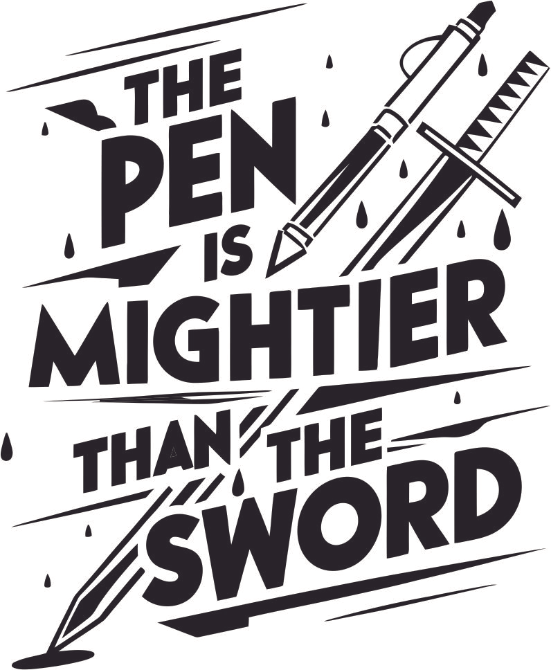 Quote Pen is Mightier Than the Sword Educational Quotes Saying Library ...