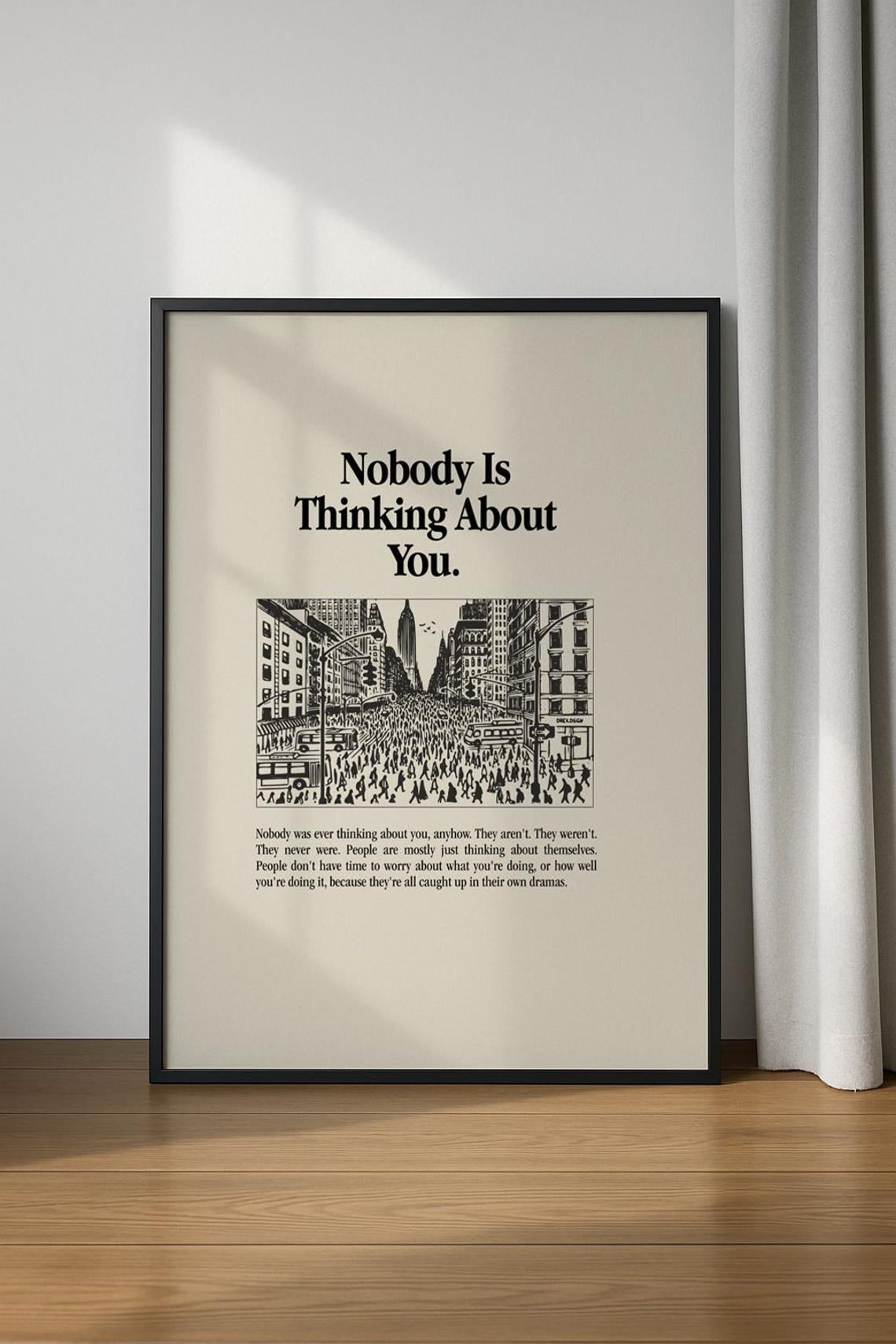 Quote Poster, Motivational Quote, , Quote Art, Positive Mindset Poster ...