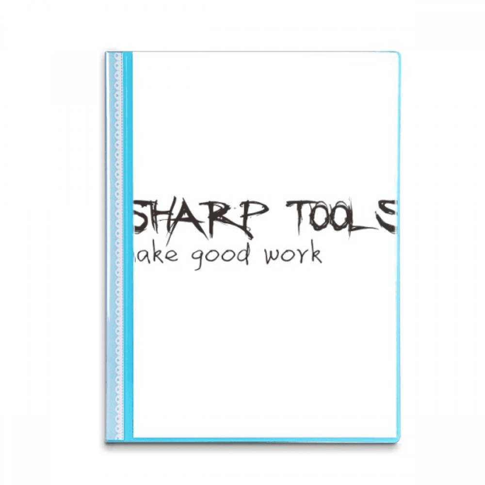 Quote Tools Make Good Work Book Sheet Protectors Portfolio Binder ...