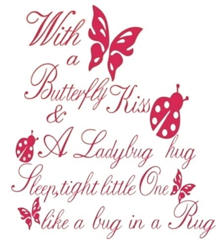 Quote Wall Sticker Art Vinyl Decal Baby Room Paper Mural - Walmart.com
