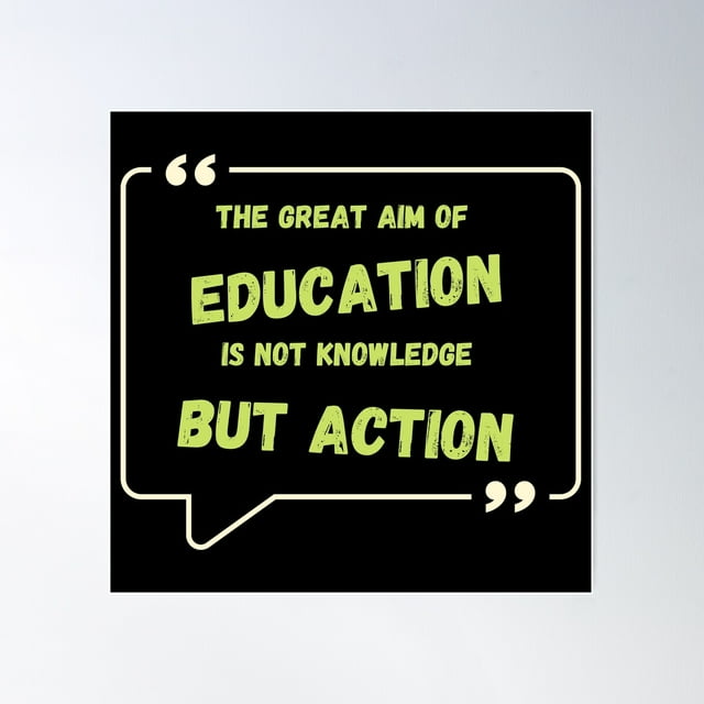 Quotes Educational Quotation Poster Wall Art, Modern Wall Decor For ...