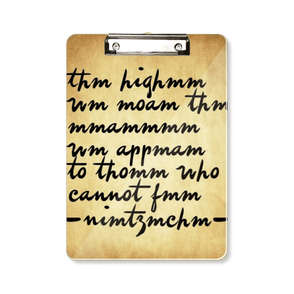 Quotes Motivation Fly Clipboard Folder Writing Pad Backing Plate A4 ...
