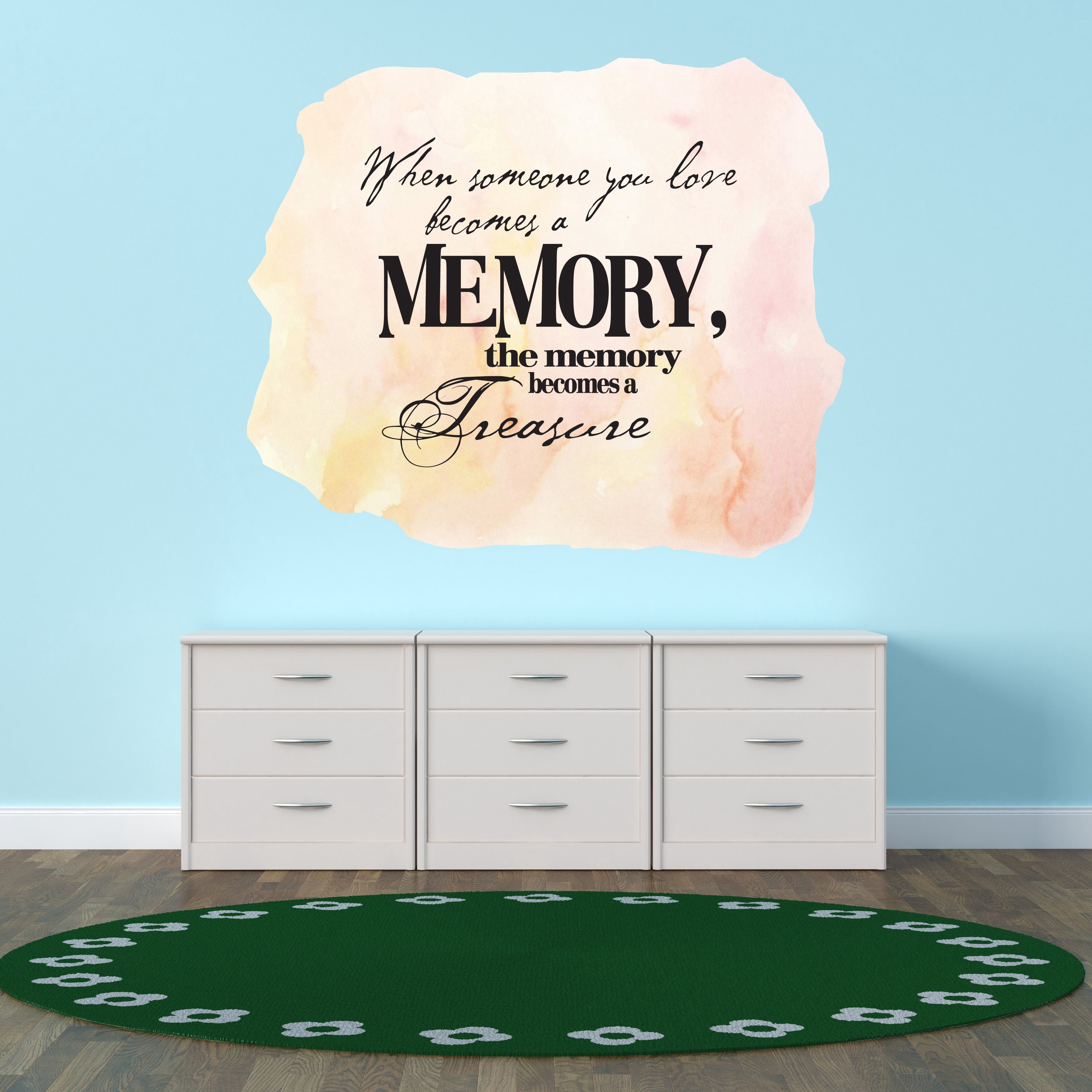 Quotes & Sayings Wall Decals for Children Bedroom - Memories of lost ...