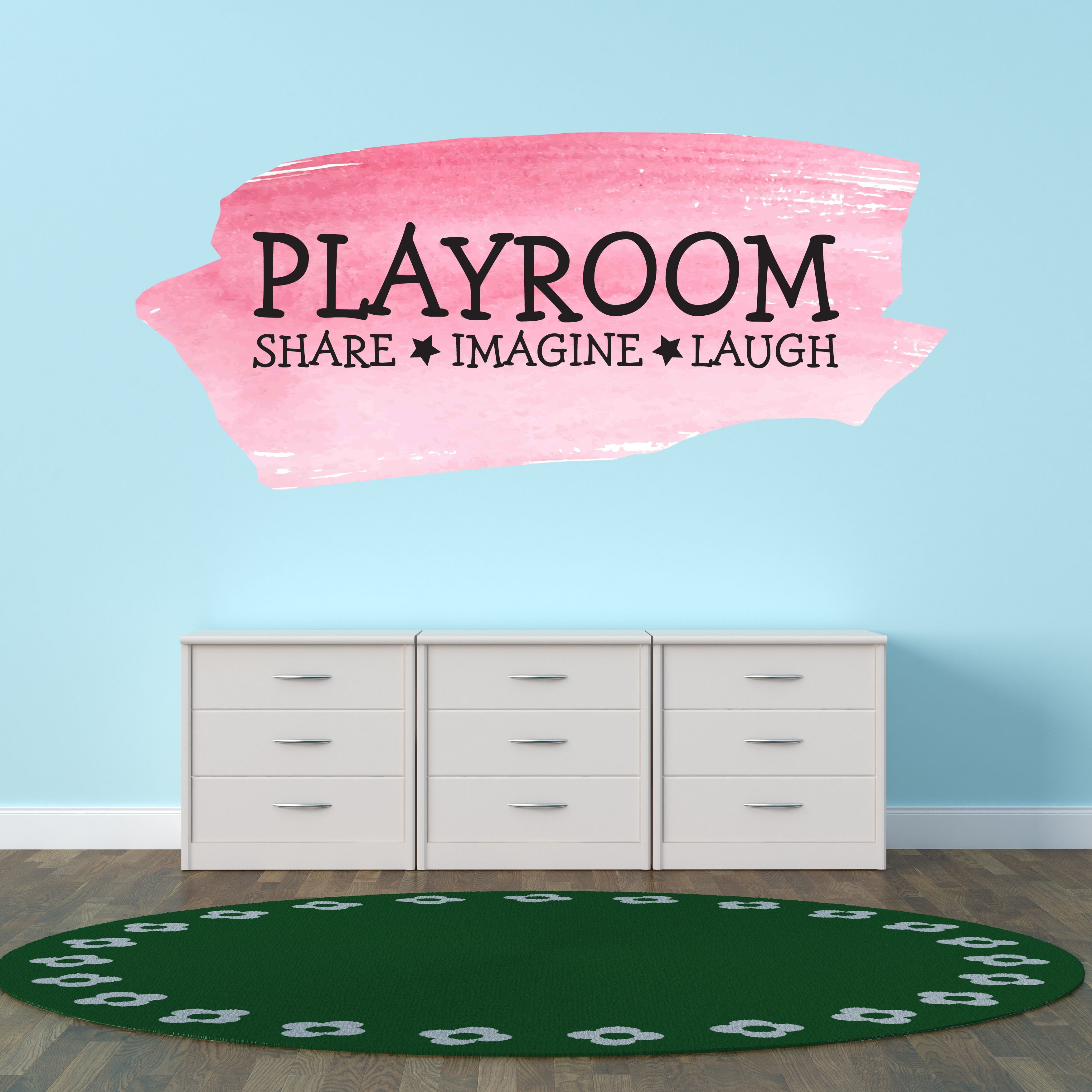 Quotes & Sayings Wall Decals for Children Playroom - Playroom Share ...