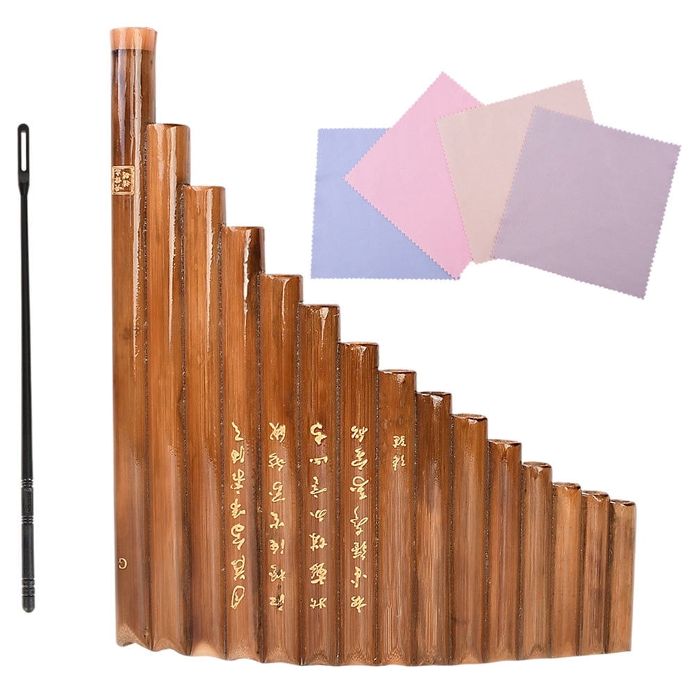 Quqiuxian 1 Pc Beginner 15 Hole Panpipe Wind Instrument Portable ...