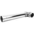 Quqiuxian 1 Set Stove Pipe Flue Stainless Steel Chimney Exhaust Pipe Stove Exhaust Pipe For Home