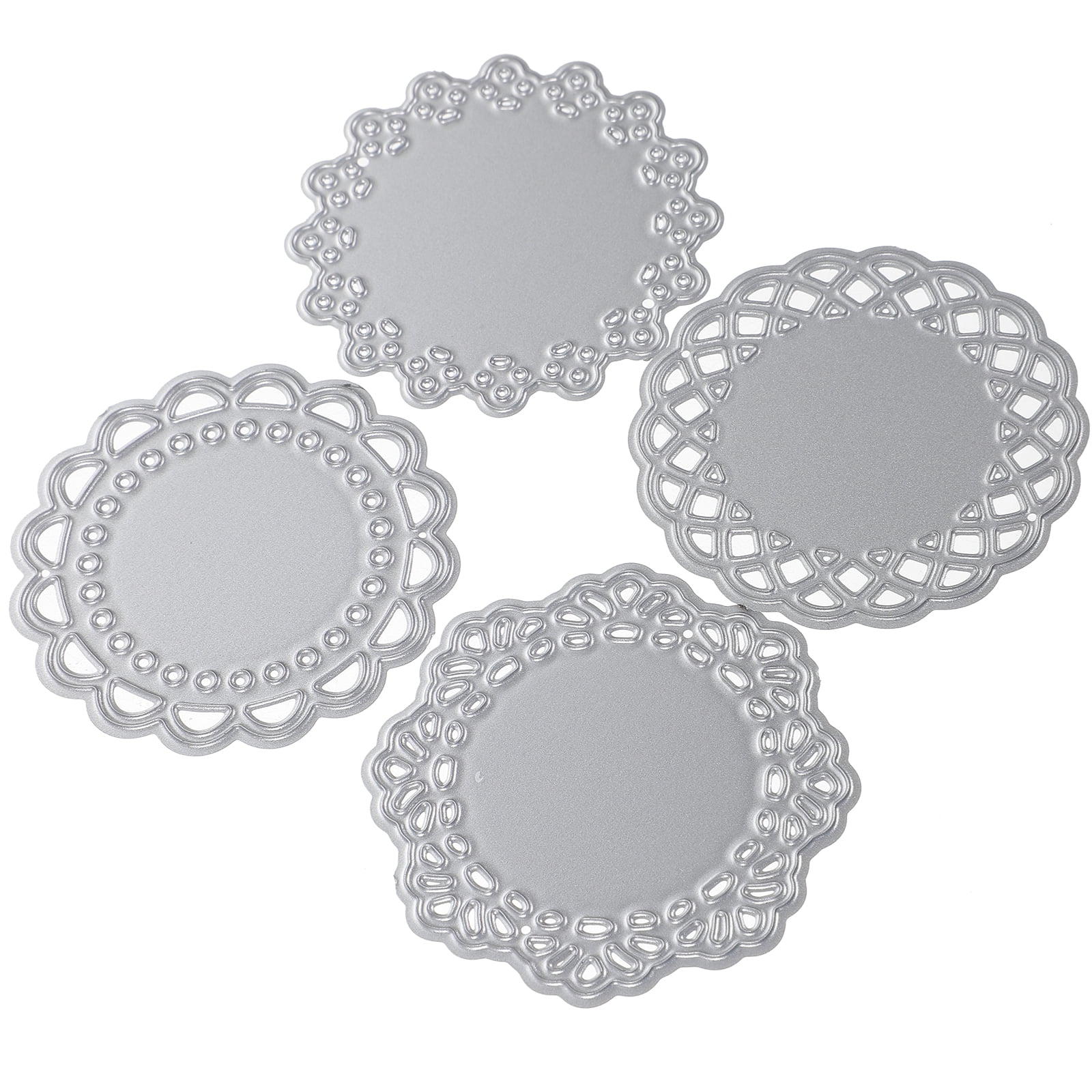 Quqiuxian 4pcs Carbon Steel Cutting Dies Carbon Steel Stencils Paper ...