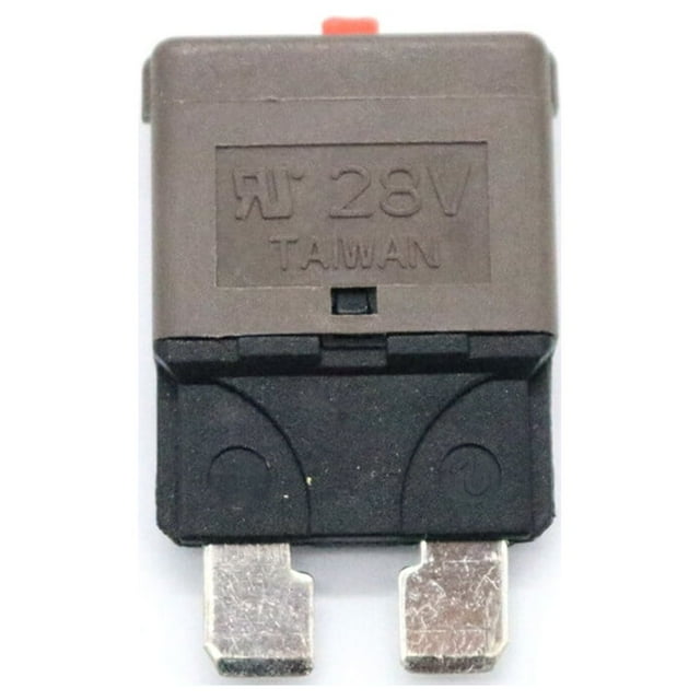 Quqiuxian 7.5AMP 28V DC Circuit Breaker Trip Standard Fuse Manual Reset ...