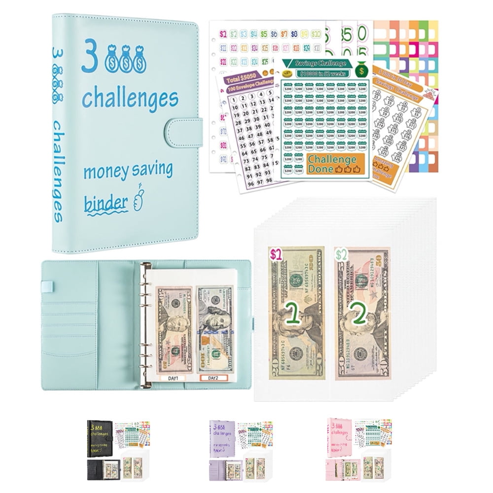 Quroko A5 Budget Binder Money Saving Organizer with 100 Cash Envelopes ...