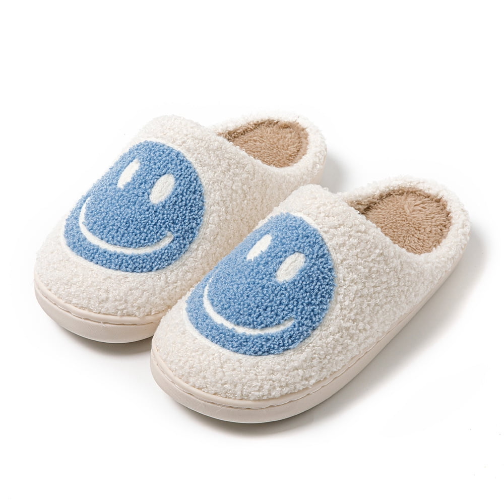 Quroko Smiley Face Slippers, Happy Face Slippers, Home Comfortable Non ...