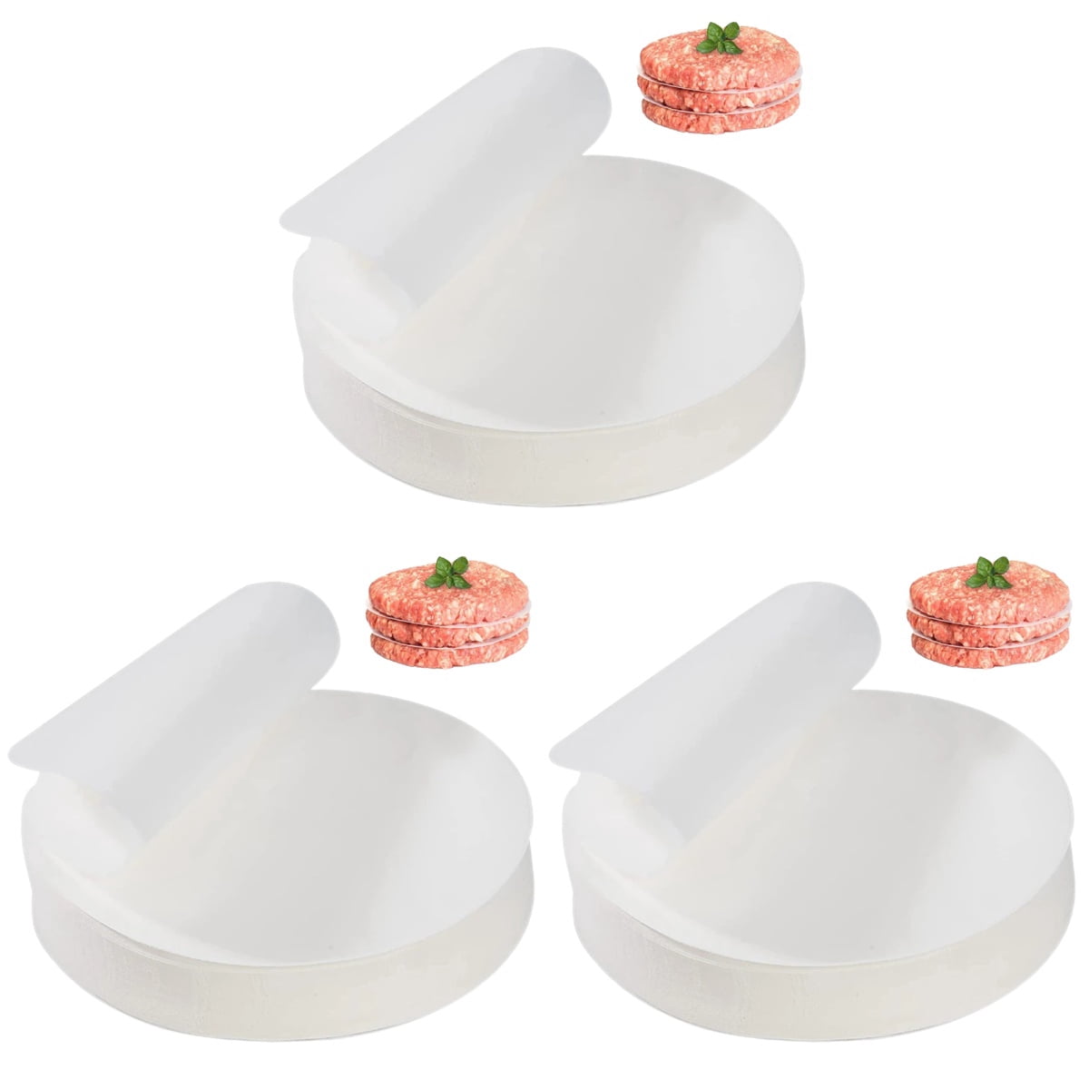 Qusenong 600 Pcs Burger Paper Non-Stick Burger Patty Papers for Burger ...