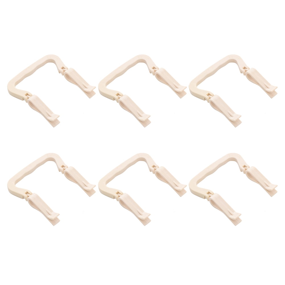 Qusenong 6PCS Plastic Garbage Bags Clamp Non Clip Fixed Rubbish Trash ...