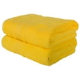 Qute Home Luxury 2 Piece Cotton Bath Towel Set, Yellow - Walmart.com