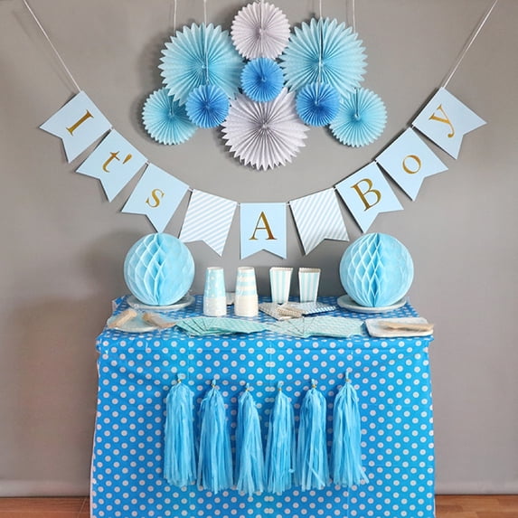 Qutechat Baby Shower Decorations For Boy - Gold Foil It’s A Boy Banner ...