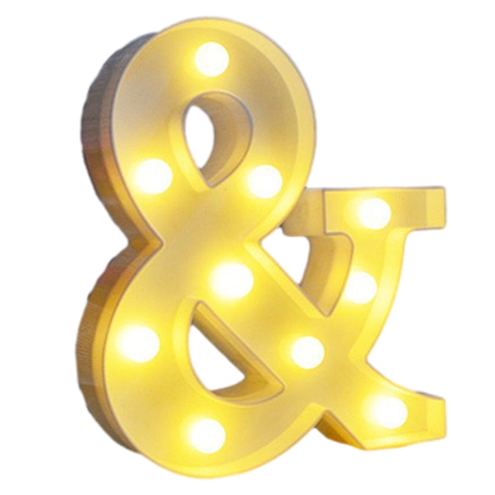 Qutoloxit Light Up Letters, LED Letters Lights Sign Alphabet and Number ...