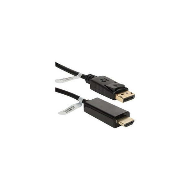 Qvs 6Ft Displayport To Hdmi Digital A/V Cable - Walmart.com