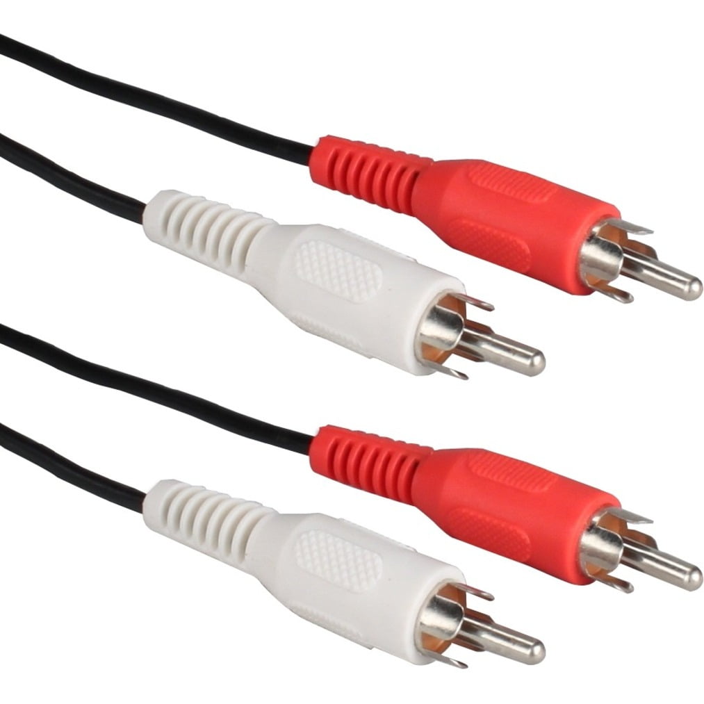 Qvs 6ft Dual-rca Stereo Audio Combo Cable - Rca For Audio Device, Home ...