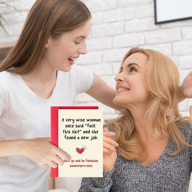 Qwertyu Funny Colleague Leaving Card, Retirement Going Away Card for ...