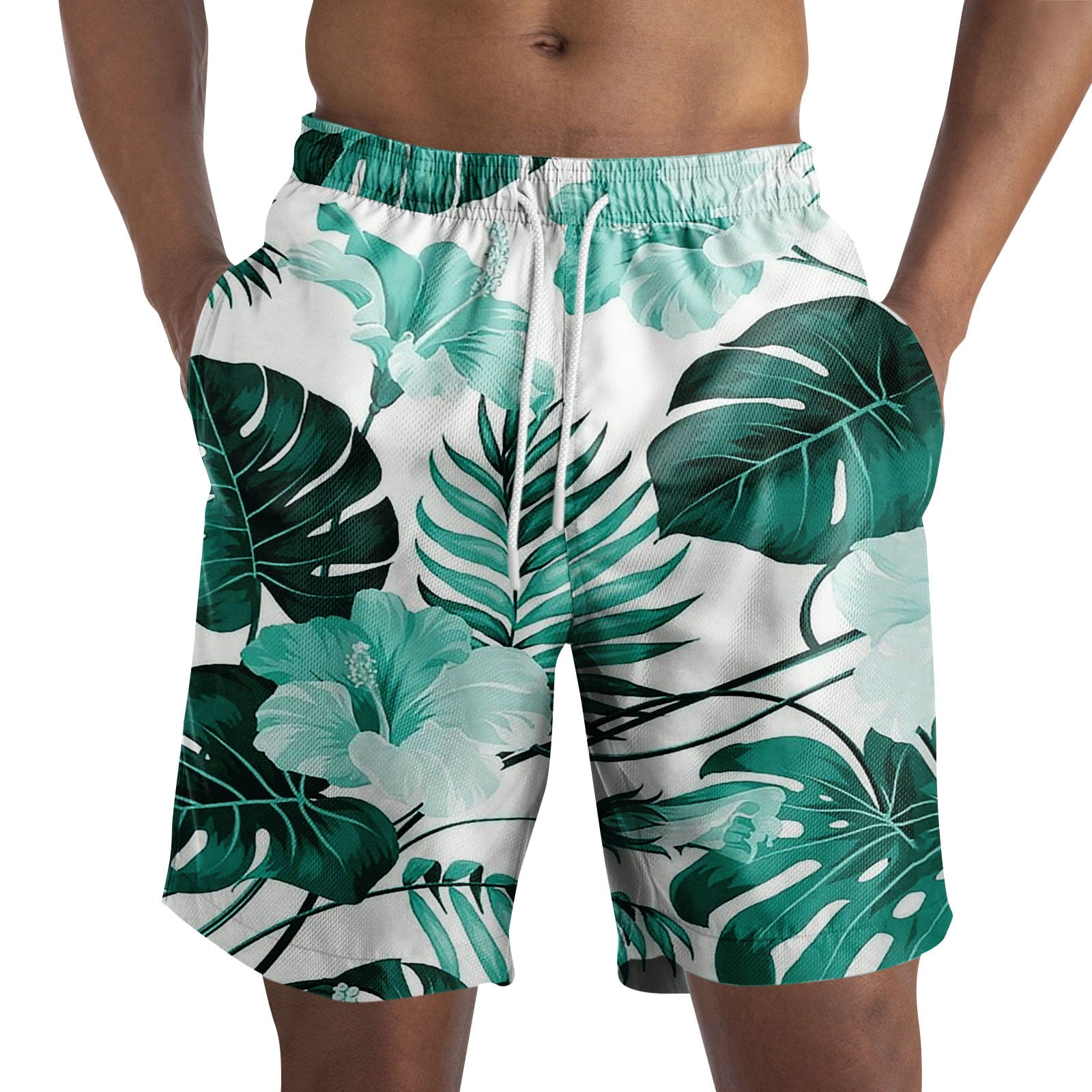 Qwertyu Men's Swim Trunks Swimsuit Mens Fashion 3D Print Swim Board ...