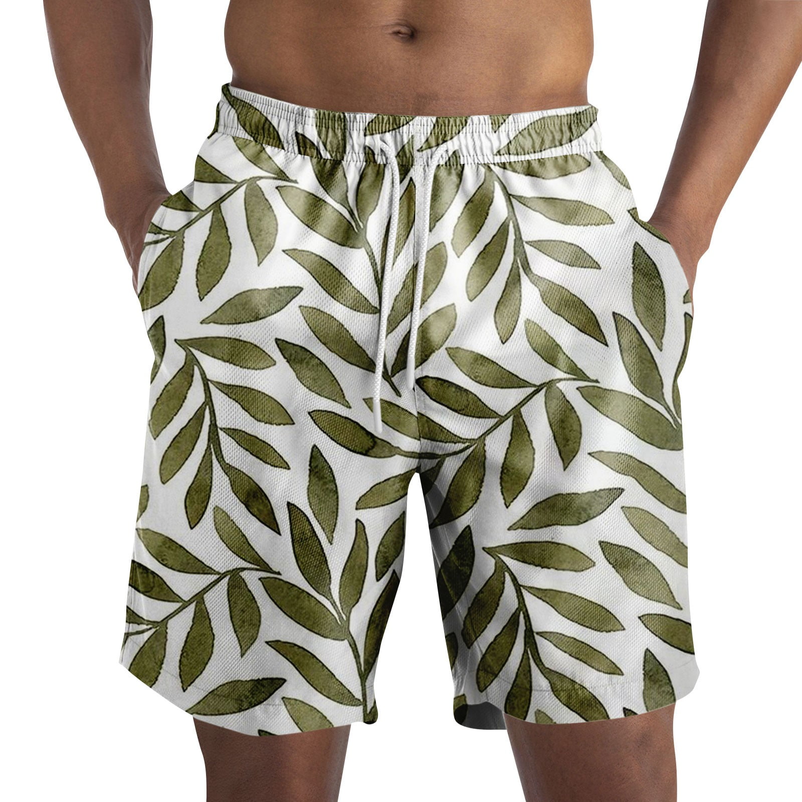 Qwertyu Mens Swim Trunks Swimsuit Mens Fashion 3d Print Swim Board