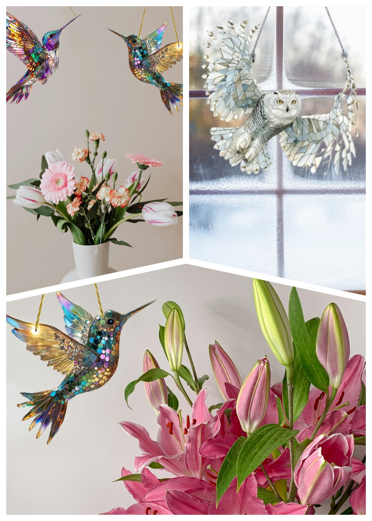 Qwertyu Yifare Spirit Birds, Sheremart Spirit Birds, Acrylic Owl ...