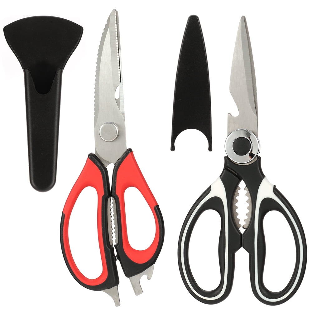Qweryboo 2 Pcs Heavy Duty Kitchen Scissors, Stainless Steel Shears for ...