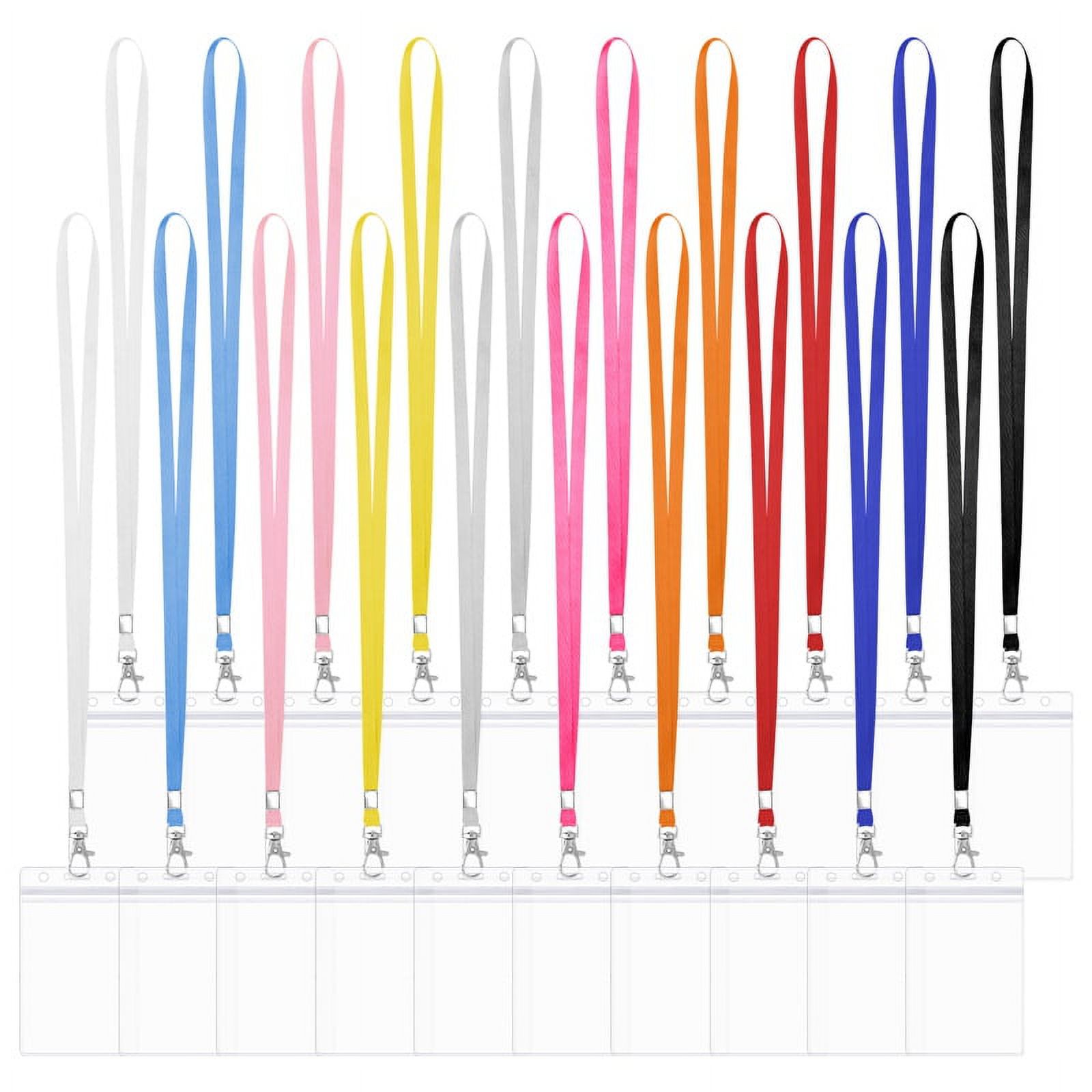 25 Pack - Heavy Duty Vertical Resealable Vinyl Badge Holders for ...