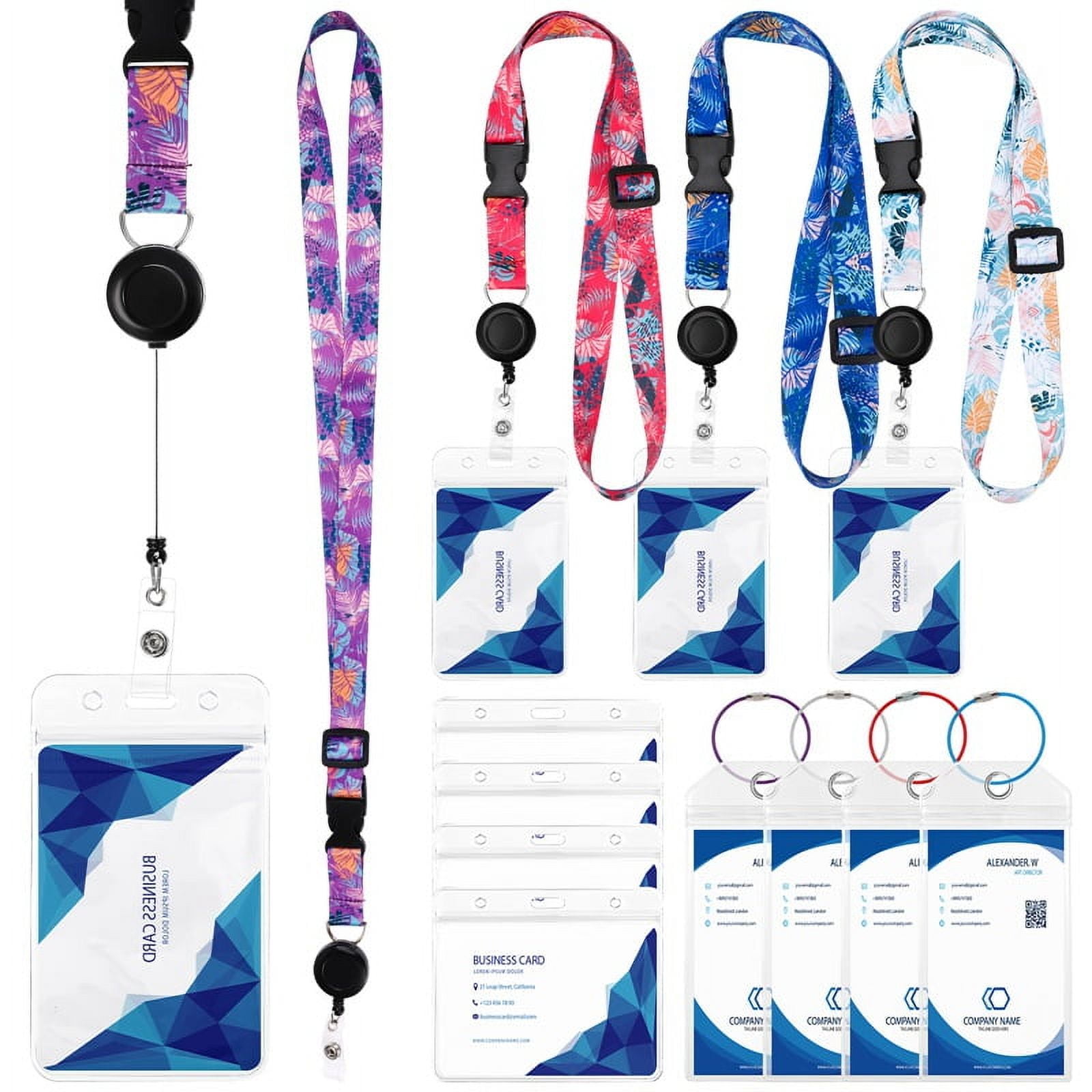 "Qweryboo Cruise Lanyard Set, Retractable Adjustable Badge Reels ...