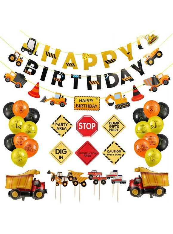 Construction Party Supplies in Party & Occasions - Walmart.com