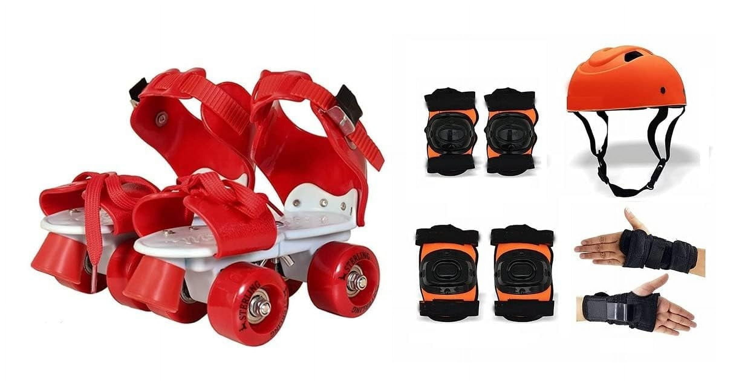 Qwick Click Roller Skates With Protective Set Guard Protection Kit For ...