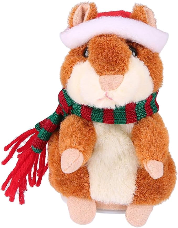 Qwifyu Talking Hamster, Interactive Stuffed Plush Animal Talking Toy ...