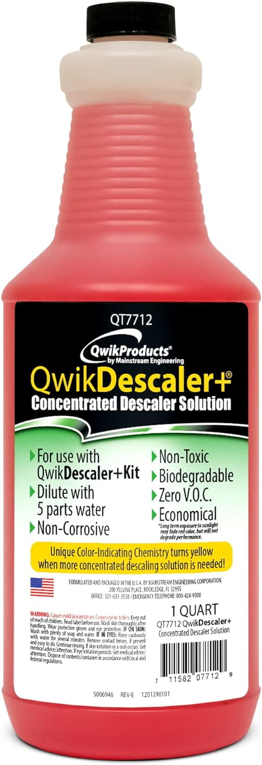 QwikDescaler + Concentrated Descaler Solution, Tankless Water Heater ...