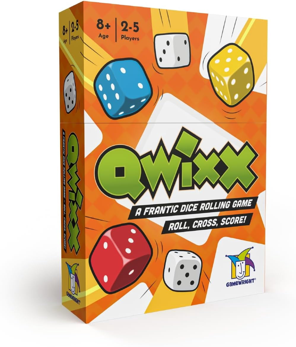 Qwixx: The frantic dice rolling game that everyone plays at once! For ...