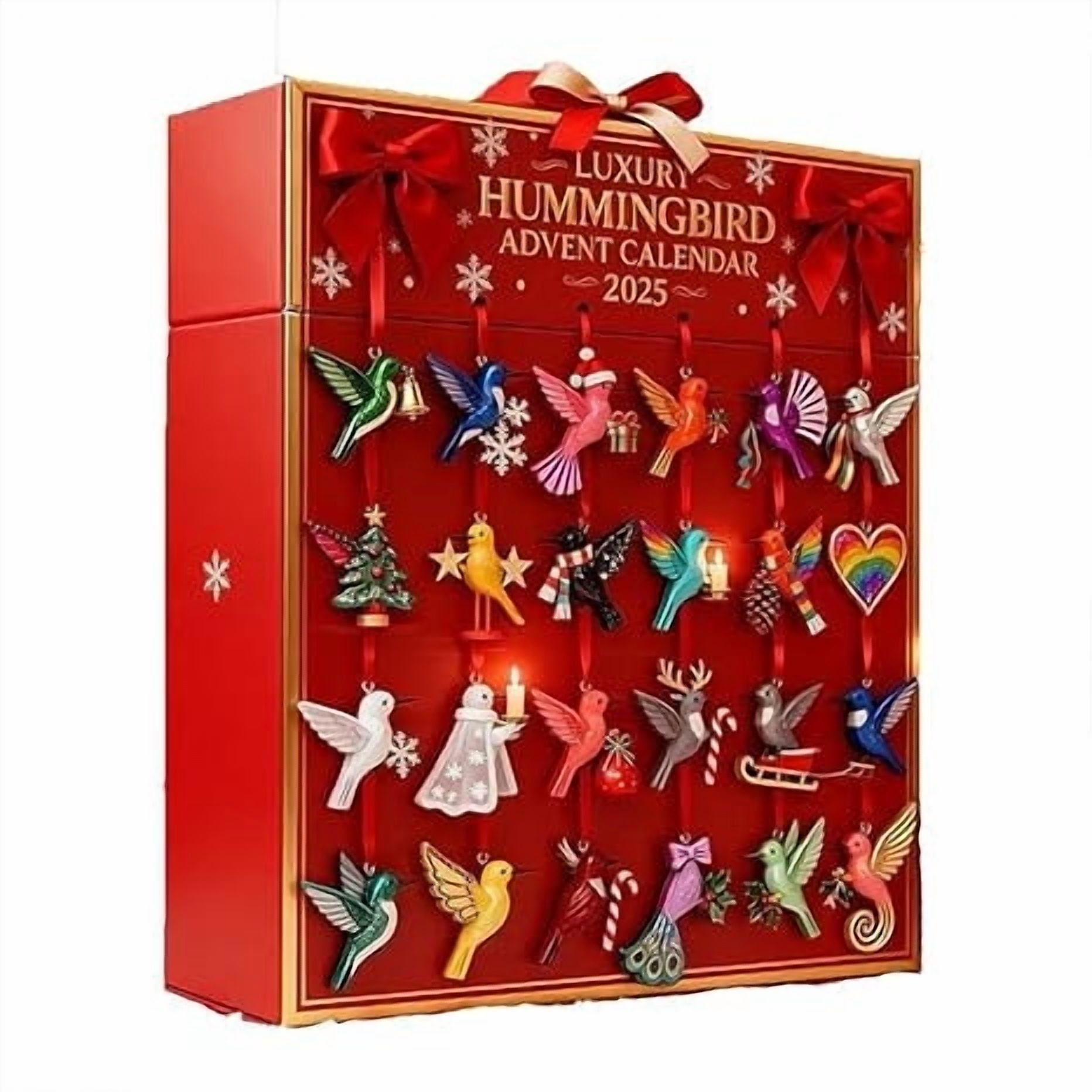 Qwtwty Calendar 2026 Hummingbird Advent Calendar 2025 Decorative ...