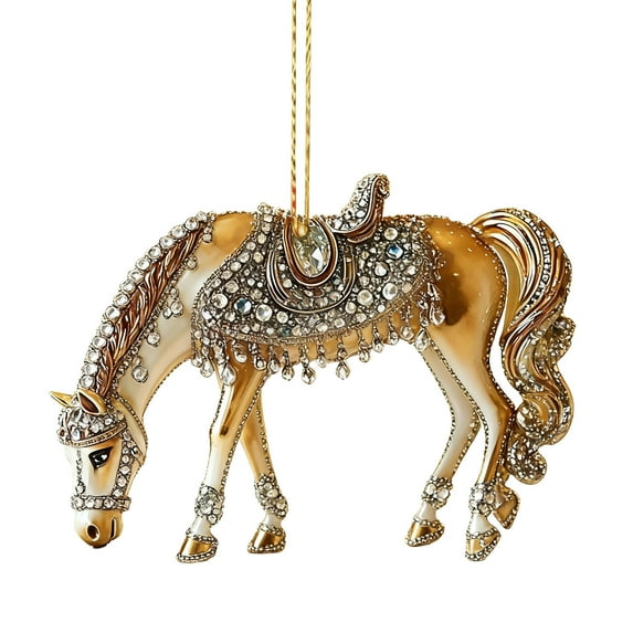 Qwtwty Christmas Decorations Indoor Christmas Animals Print Acrylic ...