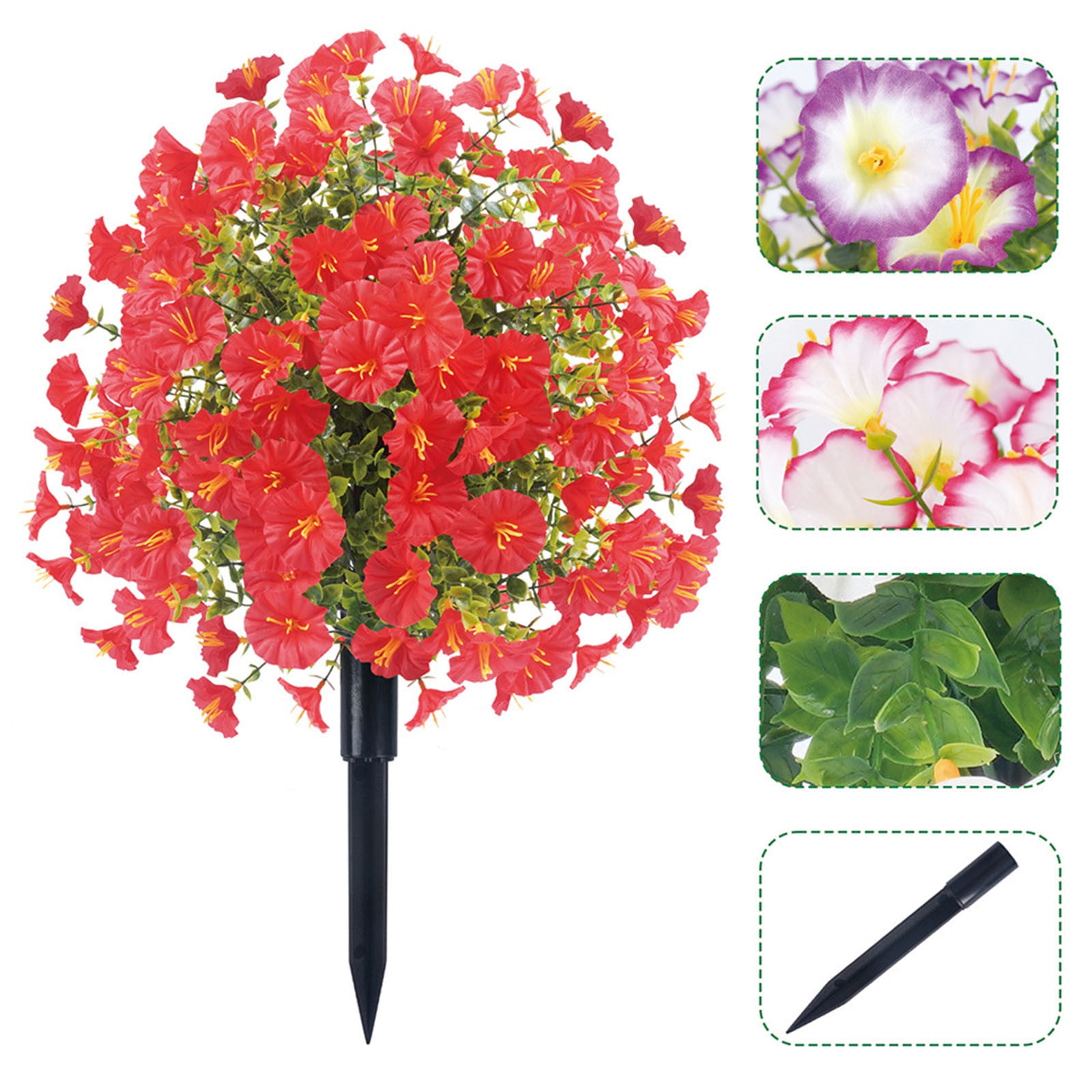 Qwtwty Dried Flowers Garden Bonsai Artificial Flower Peg Decoration ...