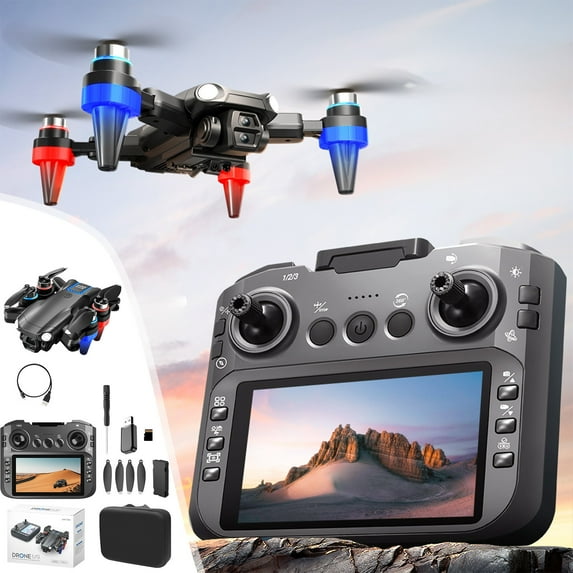 Qwtwty Drone with Camera Drone with 1080P ESC Camera Brushless Motor ...
