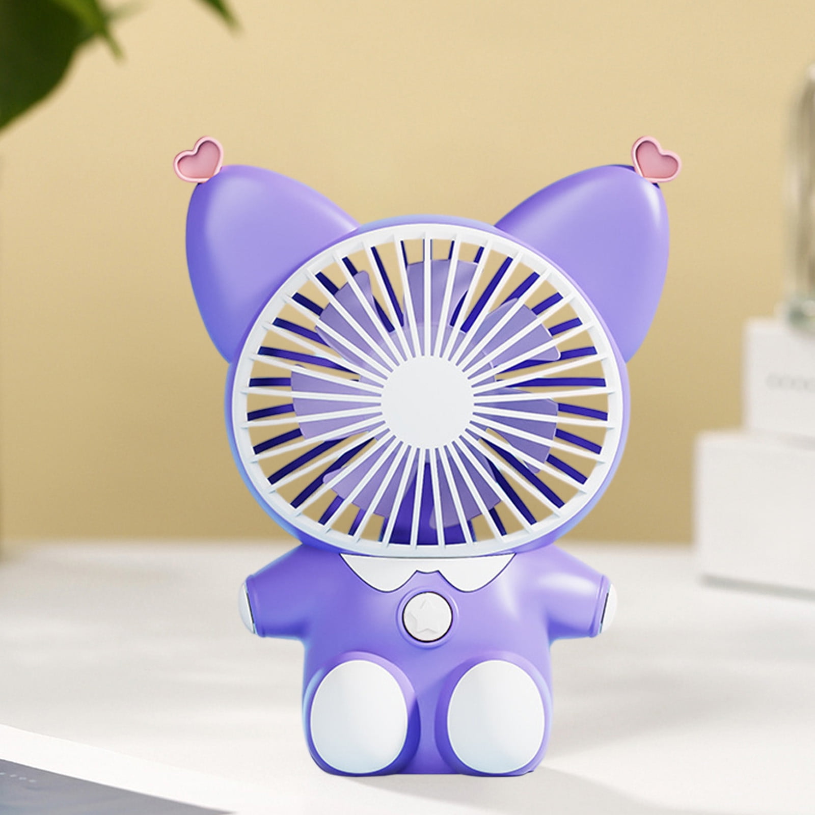 Qwtwty Hand Fans for Women Foldable Rechargeable Mini Desk Fan USB ...