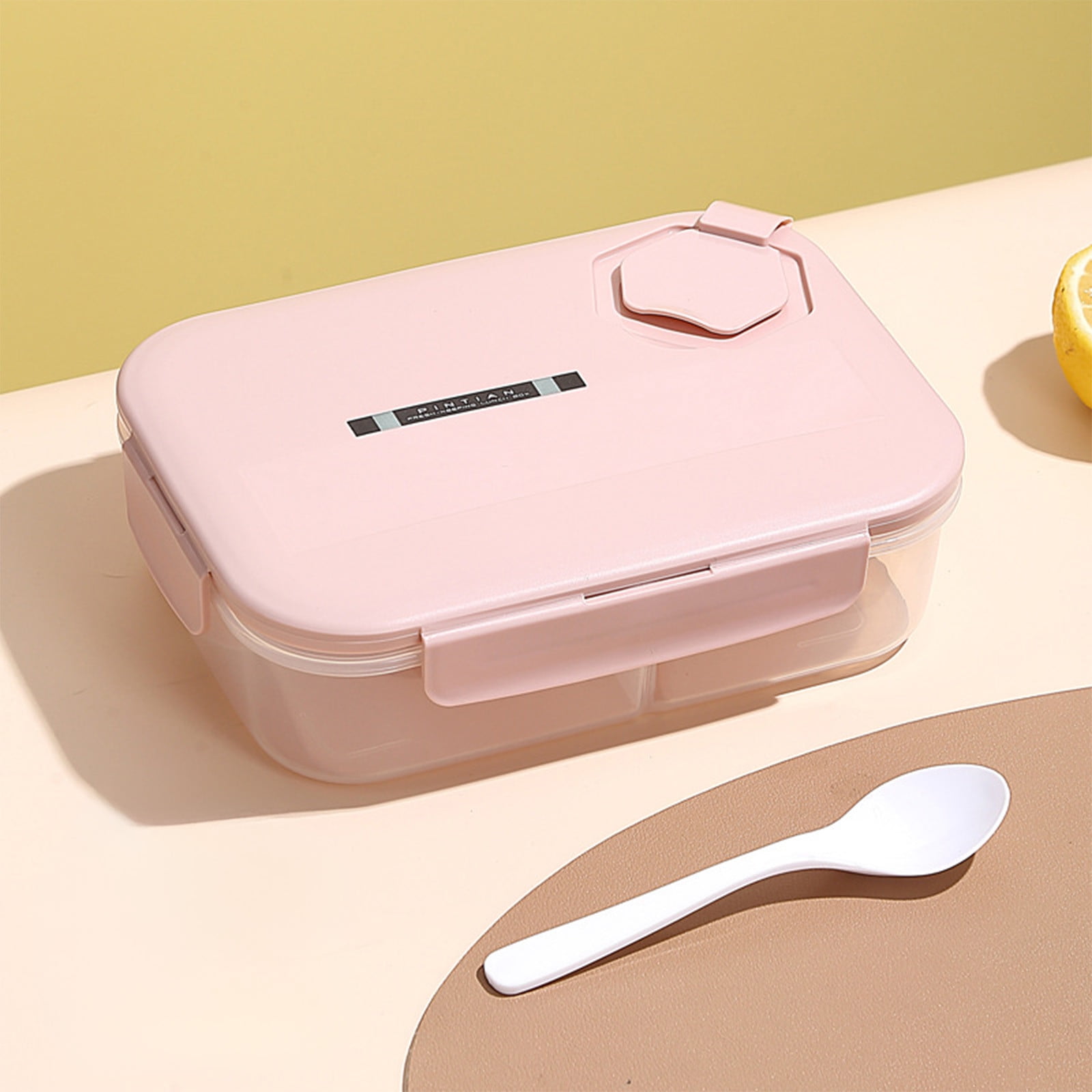 Qwtwty Insulated Lunch Box Heat Resistance Lunch Box Leak Proof Sealed ...