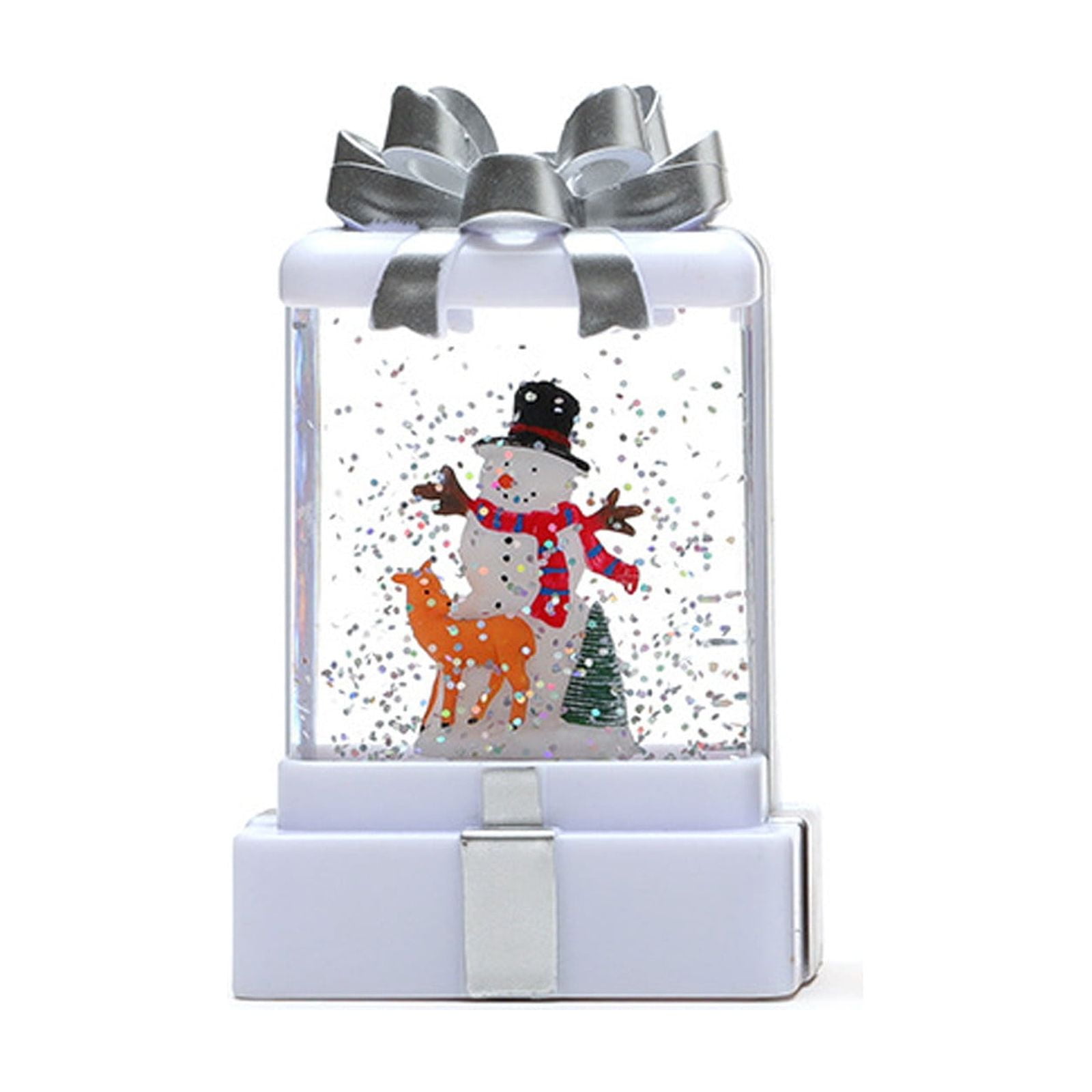 Qwtwty LED Lights Christmas Decorations Illuminated Simulation Gift ...