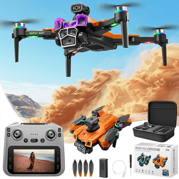 Qwtwty Mini Drone Drone with 1080P ESC Camera Brushless Motor Remote ...