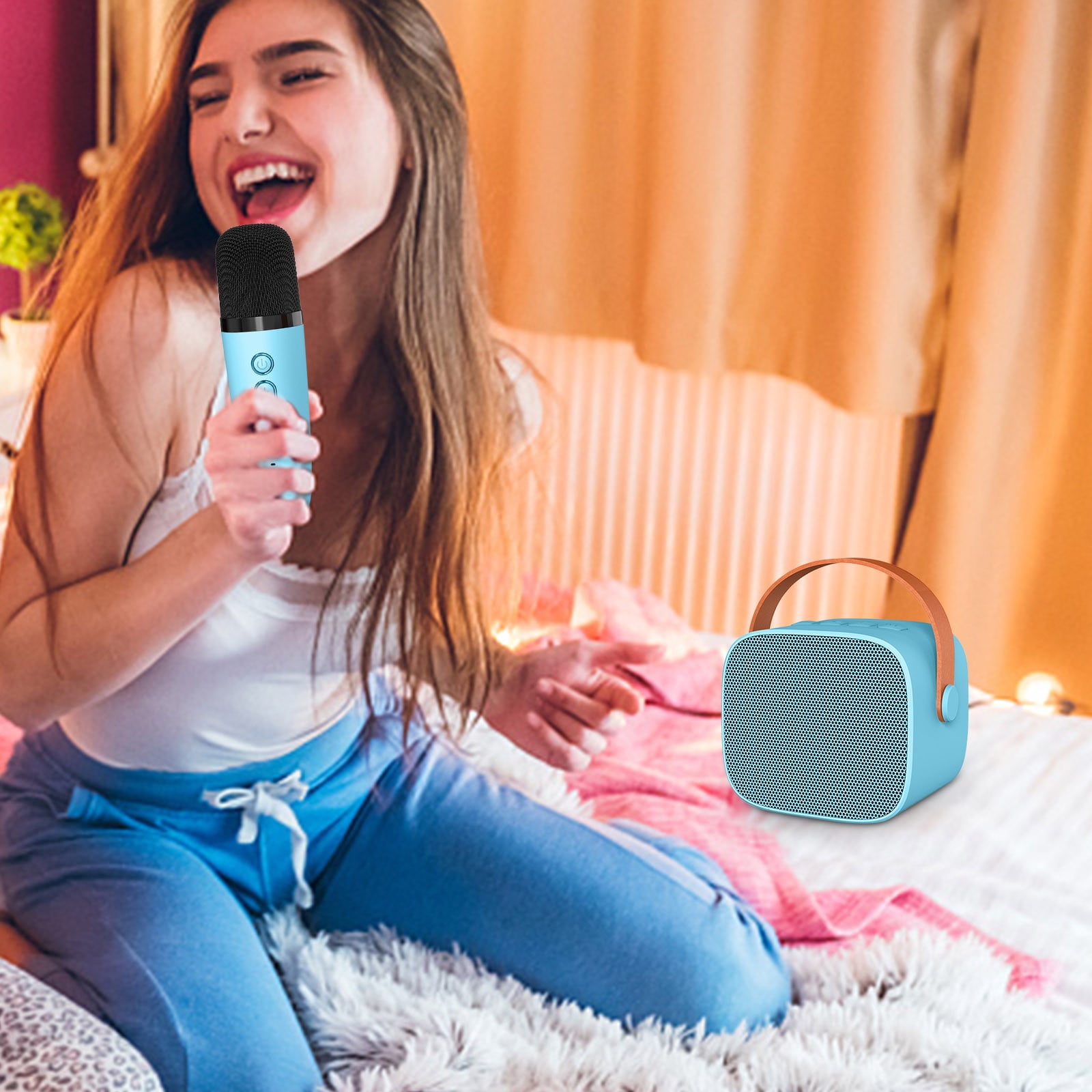 Qwtwty Portable Bluetooth Speaker Wireless Bluetooth Small Speaker Mini ...