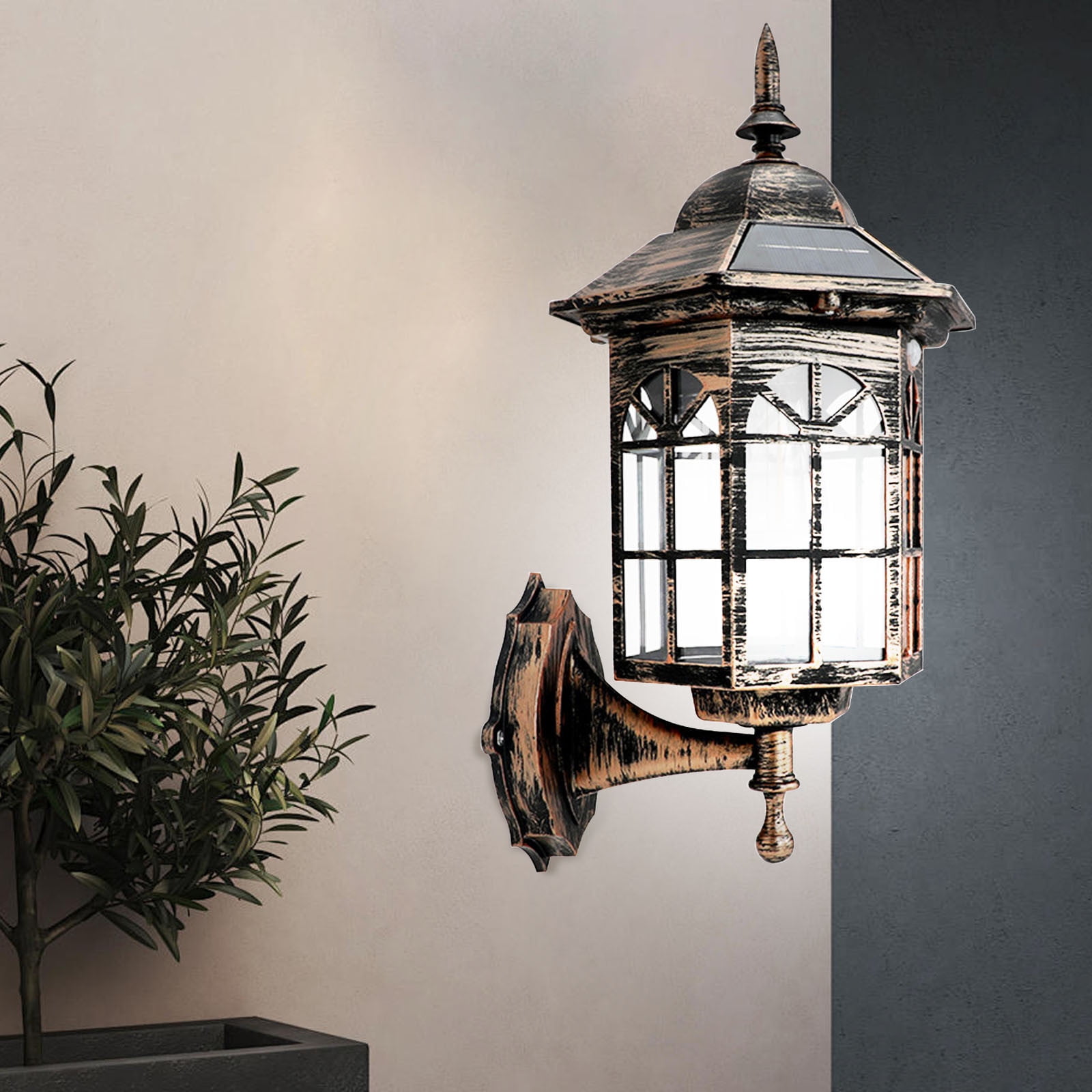 Qwtwty Yard Decorations Outdoor New European-style Solar Lamp Outdoor ...