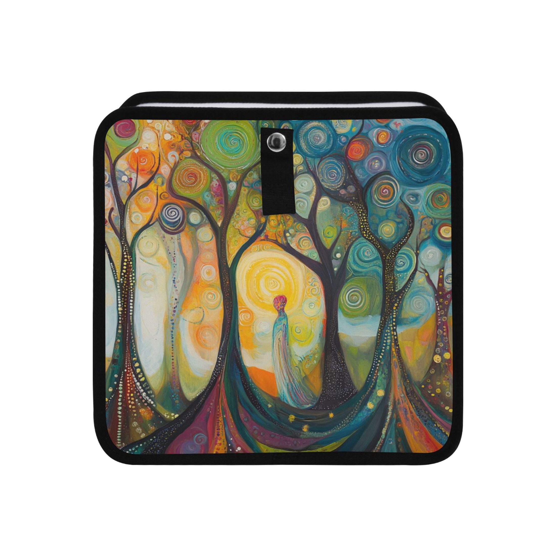 Qxltty Abstract Forest Car Dumpster Collapsible Rear Seat Suspension ...