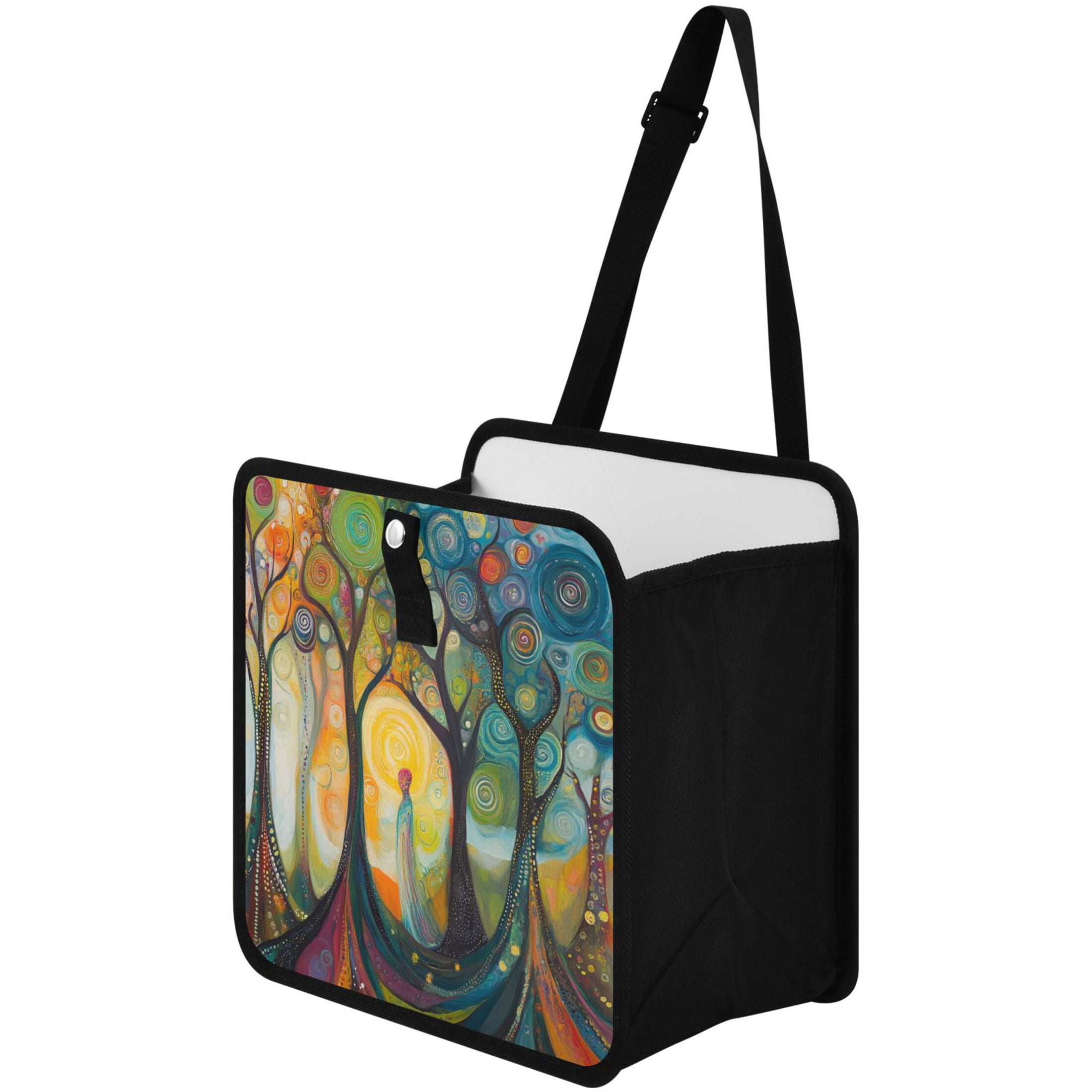 Qxltty Abstract Forest Car Dumpster Collapsible Rear Seat Suspension ...