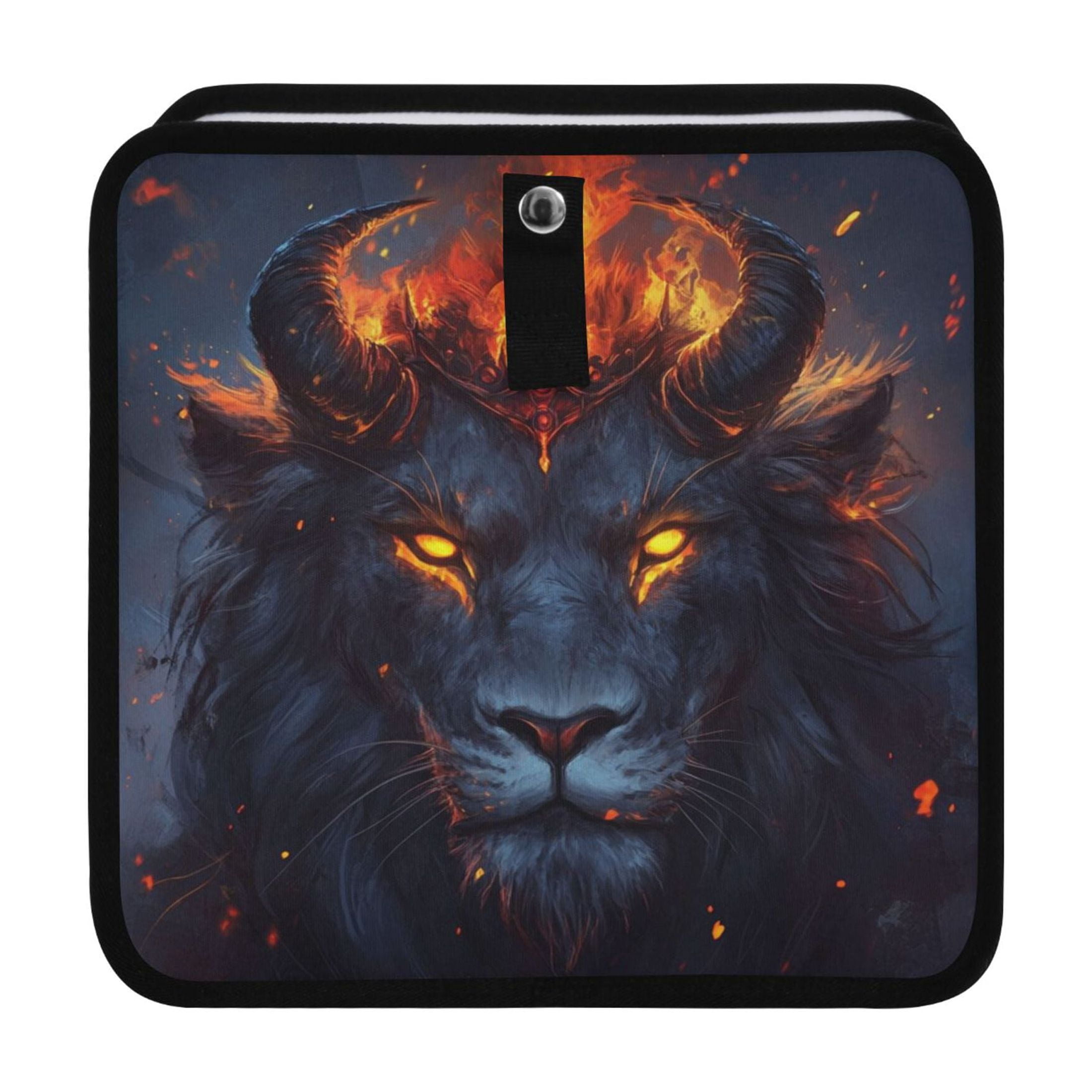 Qxltty An Evil Dark Lion Pattern Car Dumpster Collapsible Rear Seat ...