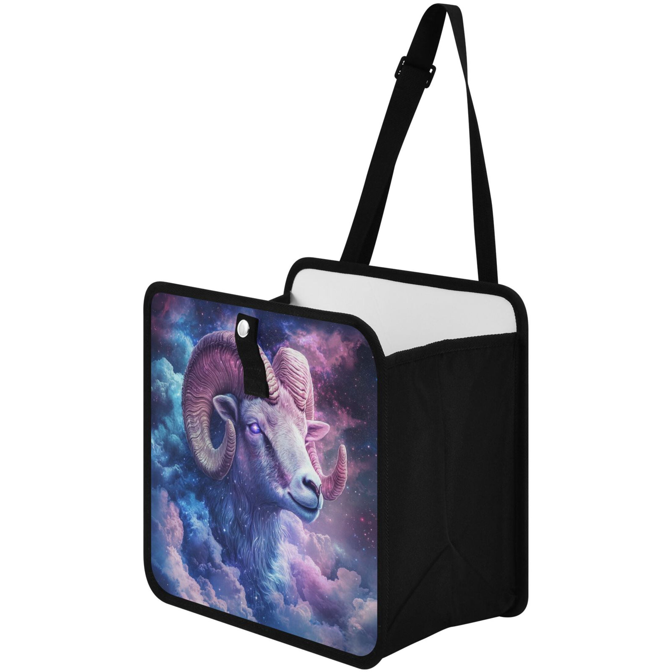 Qxltty Aries Blue Purple Pattern Car Dumpster Collapsible Rear Seat ...