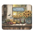 Qxltty Beautiful Country Kitchen Dish Drying Mat Coffee Bar Mats Rubber ...