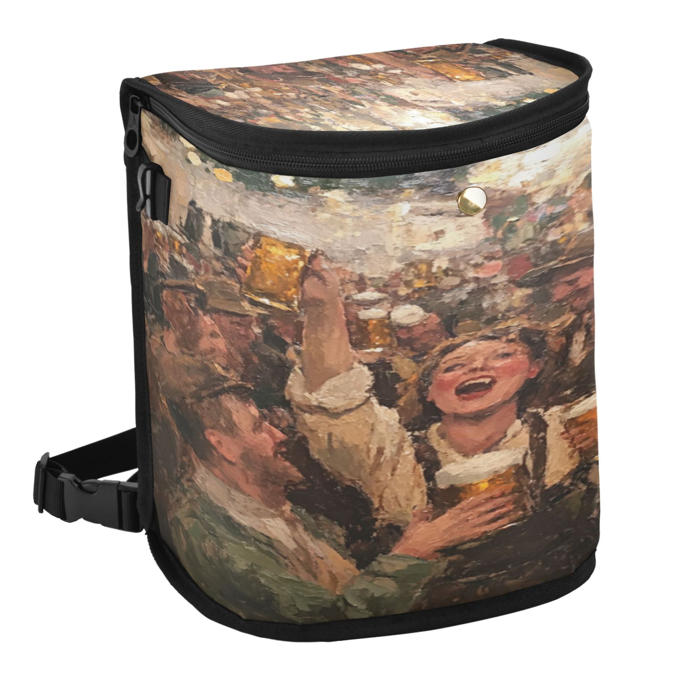 Qxltty Beer Festival Car Trash Can with Lid Vehicle Backseat Hanging ...