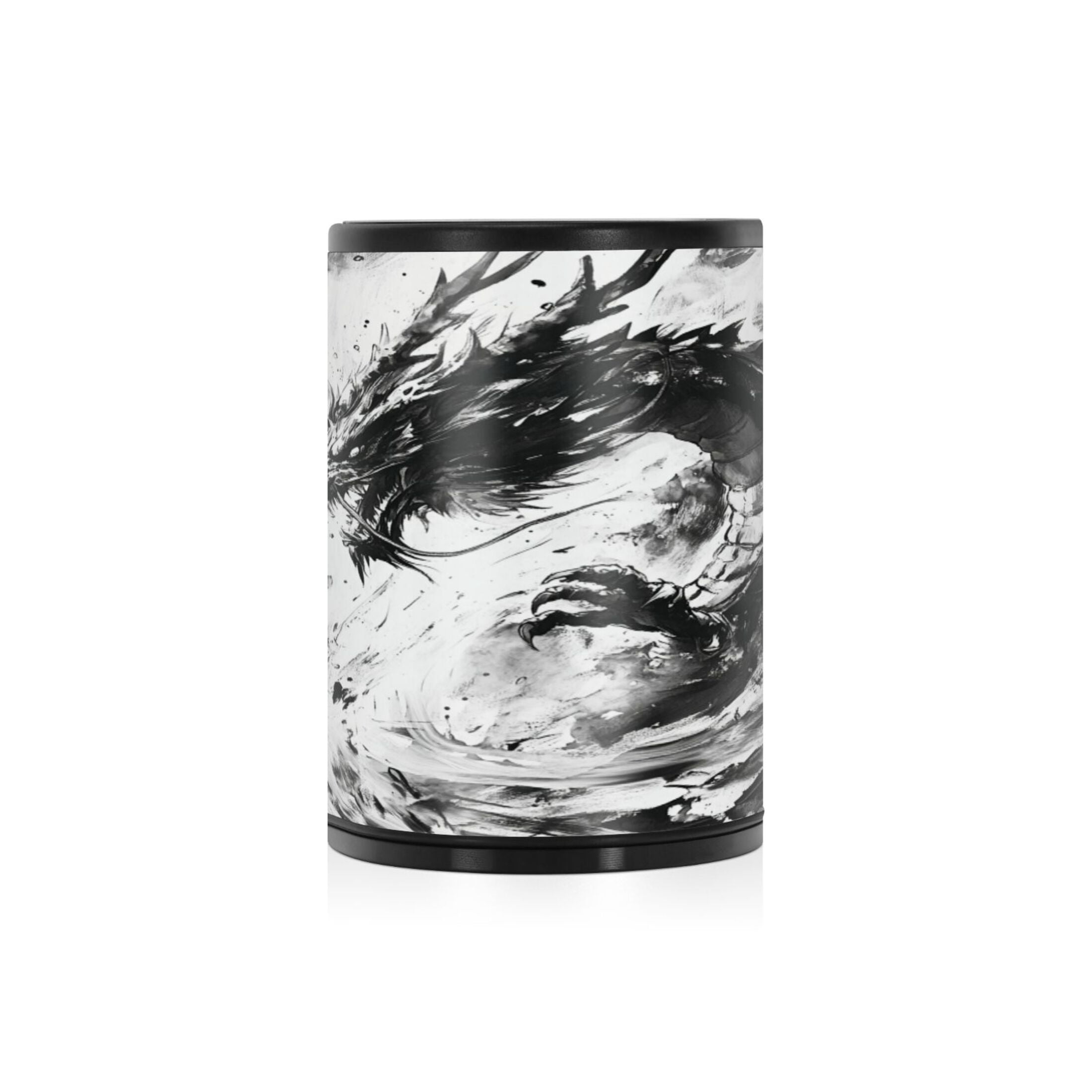 Qxltty Black Dragon Car Ashtray Press Spring-loaded Switch for ...